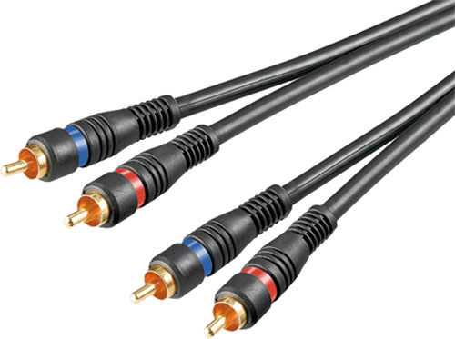 Hi-Fi RCA - RCA Leads with gold-plated connectors, C-2RCA2RCA-BK002, C ...