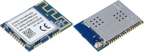 MICROCHIP TECHNOLOGY WiFi modules, ATWINC1500-MR210UB, MRF24WG0MA-I/RM ...