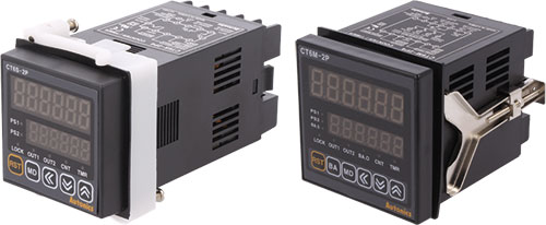 Counter: electronical; time/pulses; CT; AUTONICS, CT4S-1P2, CT6S-1P2 ...