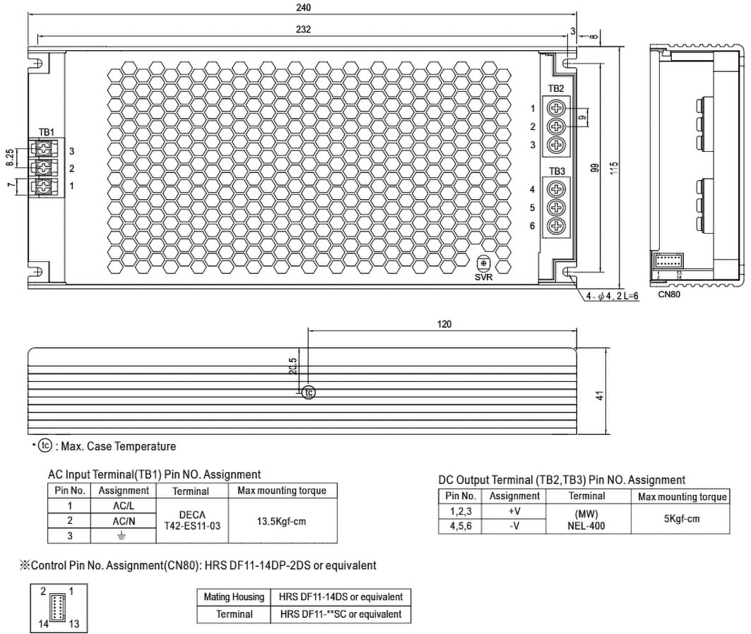 Power supply: switched-mode; modular; UHP; MEAN WELL, UHP-200-3.3, UHP ...