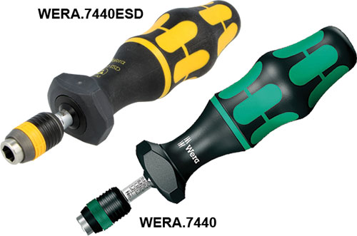 Screwdriver; torque, adjustable; WERA, WERA.7430ESD, WERA.05074782001 ...