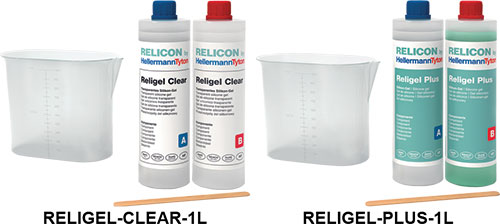 Silicone encapsulating compound; HELLERMANNTYTON, RELIGEL-PLUS-500 ...