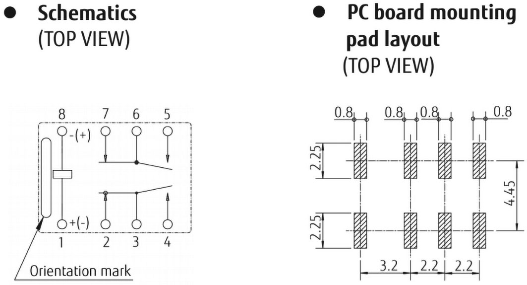 FTR-B4SA4.5Z-B05 FUJITSU - Relay: electromagnetic | DPDT; Ucoil: 4.5VDC; 0.3A/125VAC; 1A/30VDC ...