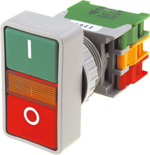 Double push-button switches, DPB30 series, DPB30-1-O/C, DPB30N2-1-O/C |EN|