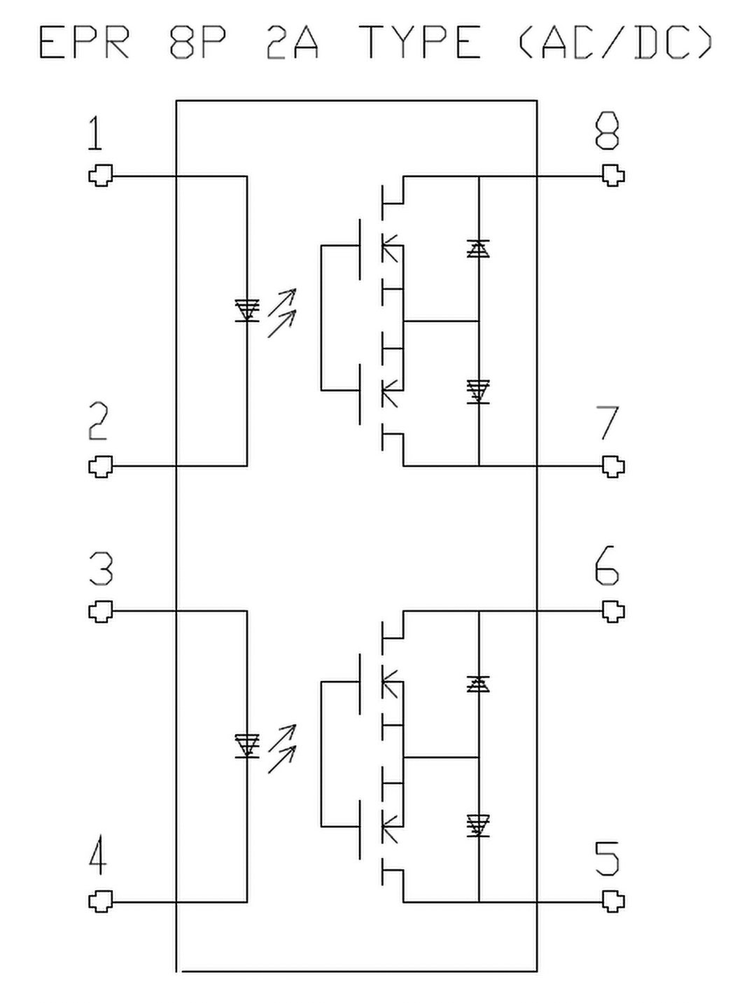 EPR212A608040EZ ECE - Relay: solid state | Icntrl max: 50mA; 70mA; max ...