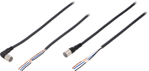 Connection cables, XS3 series, XS3FE421405A, XS3FE422402A, XS3FM421402A ...