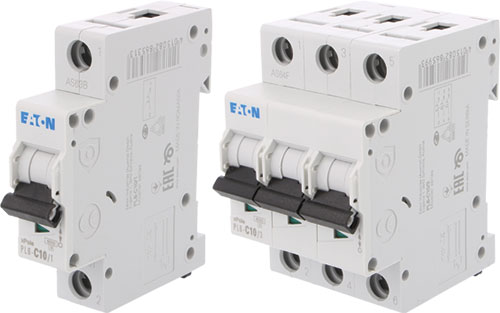 PL6 circuit breakers with overcurrent protection, C characteristic, PL6 ...