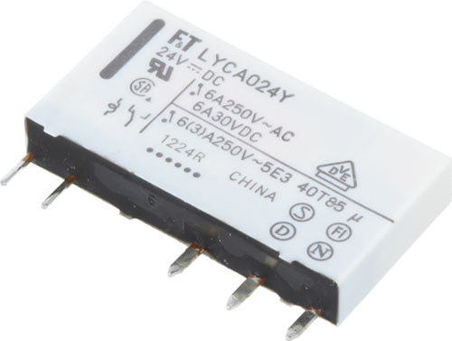 Relé s malou šířkou řady FTR-LY, FTR-LYAA012Y, FTR-LYCA012Y, FTR ...