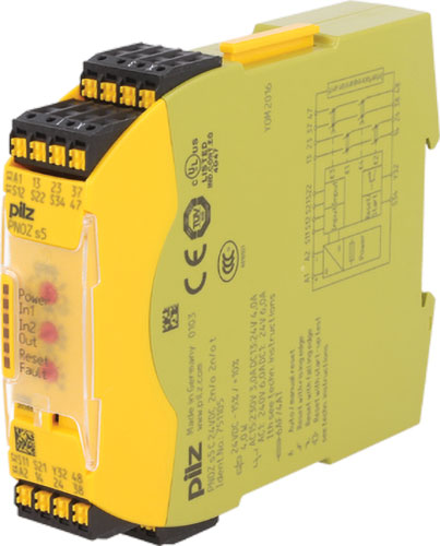 Safety relay; Manufacturer: PILZ, PZ-750105, PZ-751105, PZ-751185, PZ ...