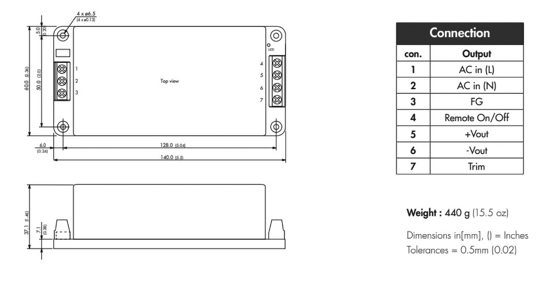 AC/DC converters, TML series., TMLM04103, TMLM04105, TMLM04109 ...