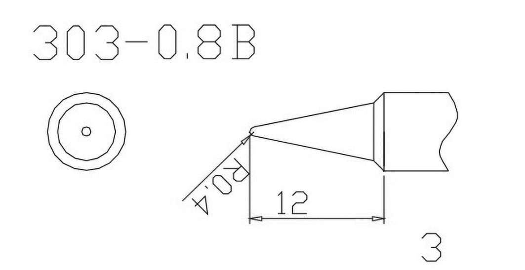 Tip: for sold. irons with heating element; QUICK, QUICK-Q303-0.5C, QUICK-Q303-0.8B |EN|