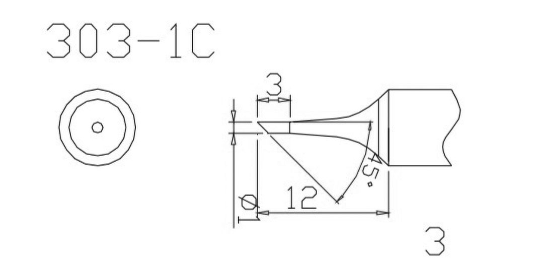 Tip: for sold. irons with heating element; QUICK, QUICK-Q303-0.5C, QUICK-Q303-0.8B |EN|