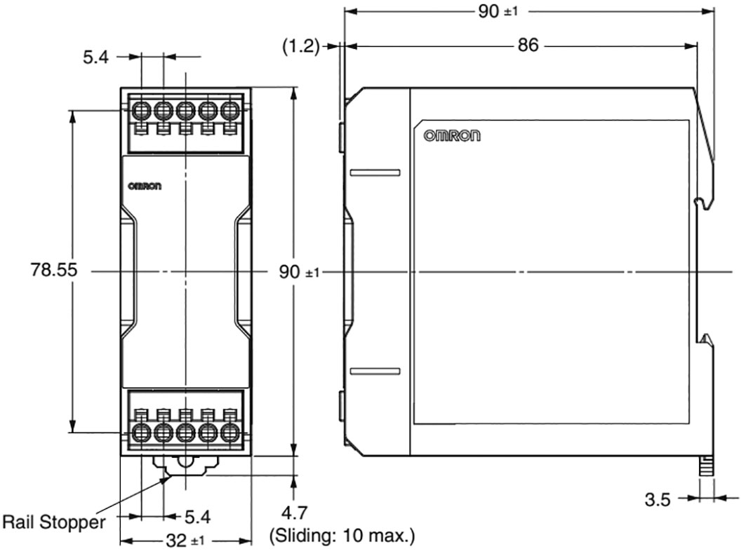 S8VK-S03024 OMRON - Power supply: switched-mode | 30W; 24VDC; 1.3A; 85÷264VAC; OUT: 1 | TME ...