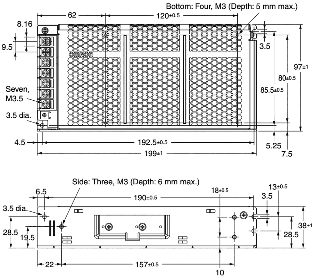 S8FS-C15015 OMRON - Power supply: switched-mode | 150W; 15VDC; 10A; OUT ...