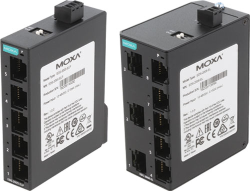 Unmanaged Ethernet switches, EDS series, EDS-205, EDS-208, EDS-2005-EL ...