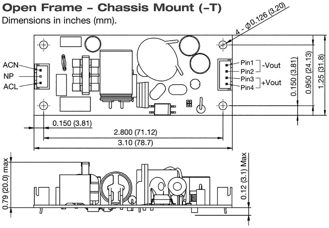 Switching power supplies for embedding, EML/EMH series, EML15US03-S ...