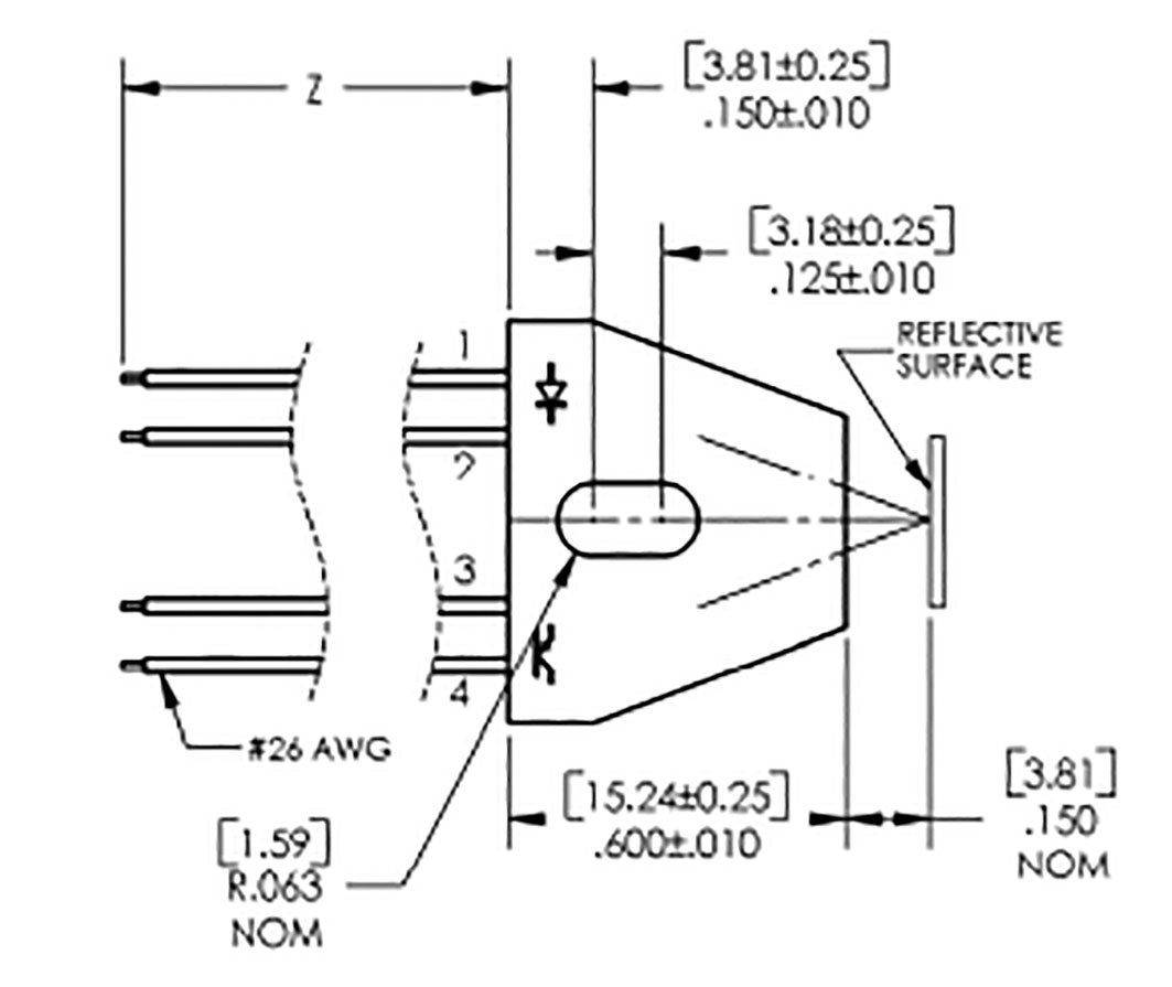 OPB742WZ OPTEK TECHNOLOGY - Sensor: photoelectric | diffuse-reflective ...