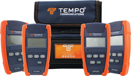 Fiber optic network test kit; Manufacturer: TEMPO, SM-DUAL-KIT, SM-DUAL ...