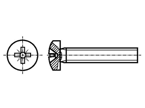 Screw; BOSSARD, B2.5X5/BN30502, B2.5X6/BN30502, B2.5X8/BN30502, B2.5X10 ...