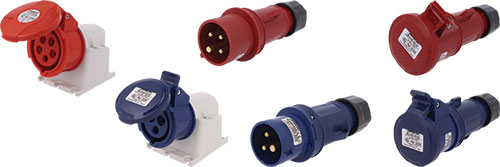 Conectores y enchufes trifásicos, Famatel, FAM-13200, FAM-13300, FAM ...