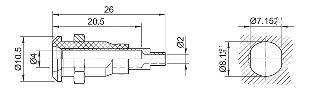 Type of lab connector: 4mm banana; Manufacturer: STÄUBLI, BI-LB4X-IE/N ...