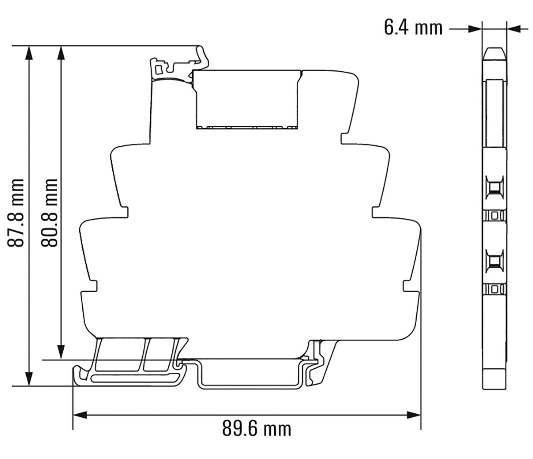 Relay; Relays accessories; WEIDMÜLLER, TOP120AC-RC-230AC1, TOP120AC-RC ...