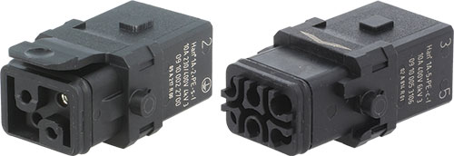 Contact insert; HDC; Han® 1A; HARTING, 09100022601, 09100022606 ...