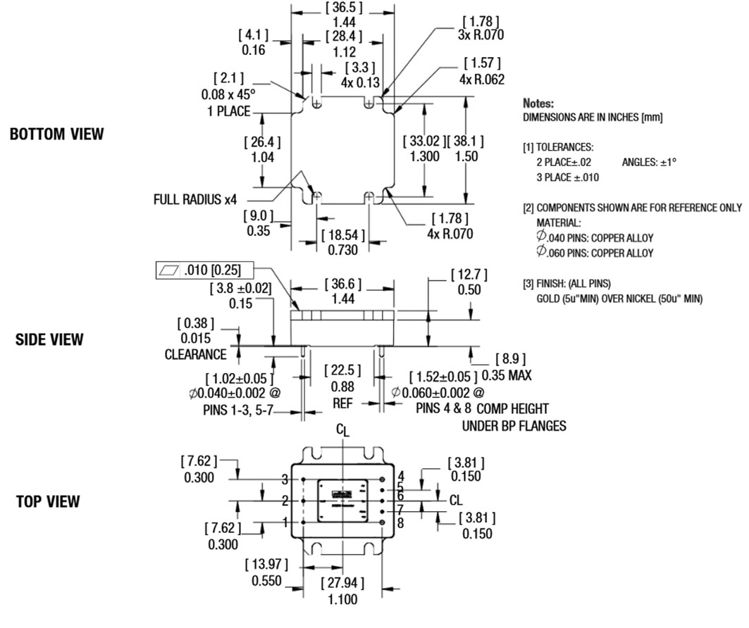 Converter: DC/DC; Murata Power Solutions, BEI15-050-Q12P-C, BEI15-050 ...