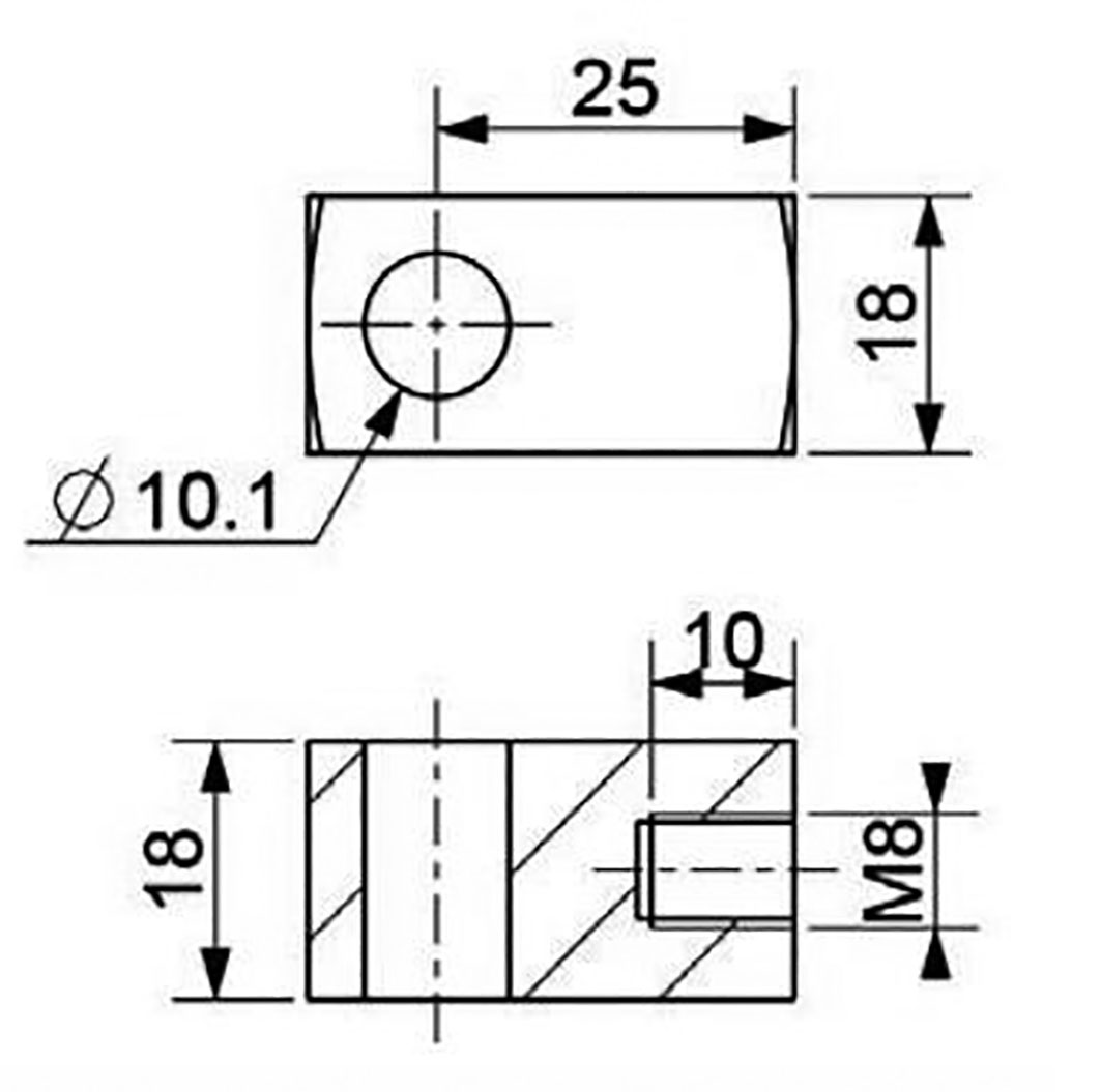 Mounting element for gas spring; PNEUMAT, 92261, 072421-8, 92214, 92215 ...