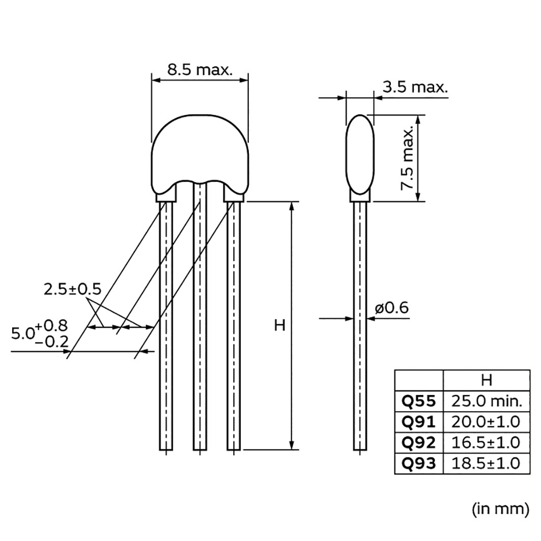 EMI interference suppression filters, EMIFIL series, DSS1NB32A223Q55B ...