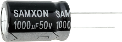 Samxon low impedance electrolytic capacitors for 105°C, „Long Life ...