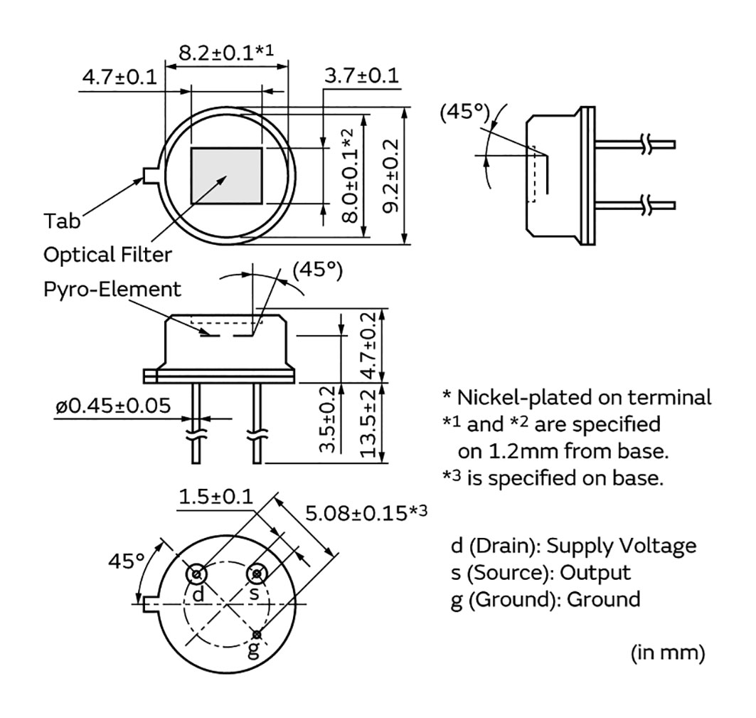 Sensors and accessories from Murata Power Solutions, IRA-S200ST01A01 ...