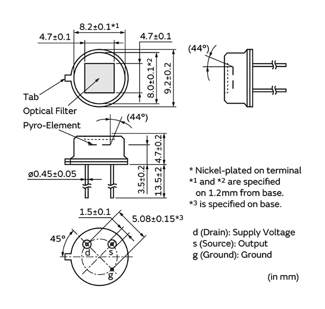 Sensors and accessories from Murata Power Solutions, IRA-S200ST01A01 ...
