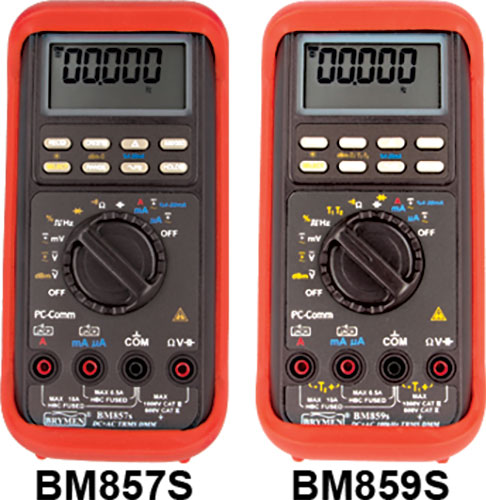Digital multimeter; BRYMEN, BM859CF, BM857S, BM859S, BM857S-WB |EN|