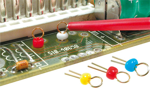 Test point terminal, TEST-1R, TEST-1BU, TEST-1Y, TEST-1W |EN|