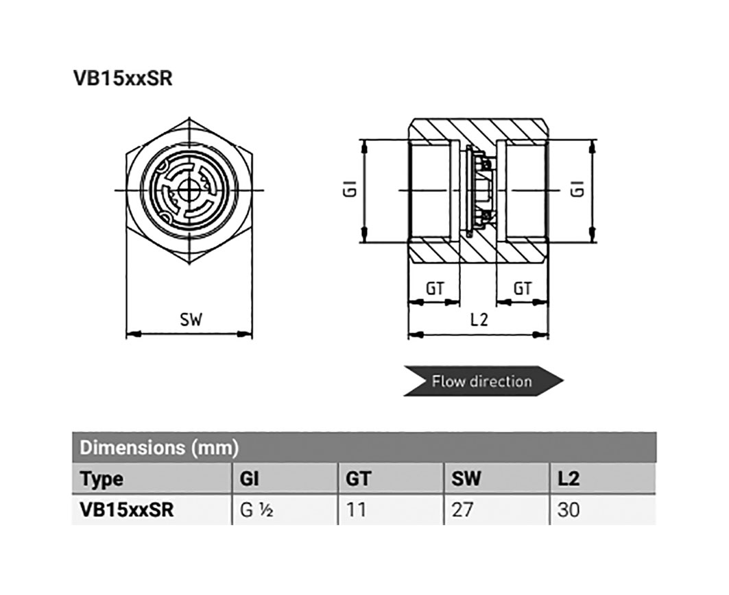 VB1503SRMS1, VB1504SRMS1, VB1506SRMS1, VB1507SRMS1, VB1508SRMS1 ...