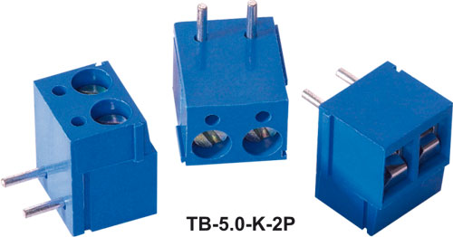 PCB mount terminal blocks, 5,00 mm, TB-5.0-K-2P, TB-5.0-K-3P |EN|