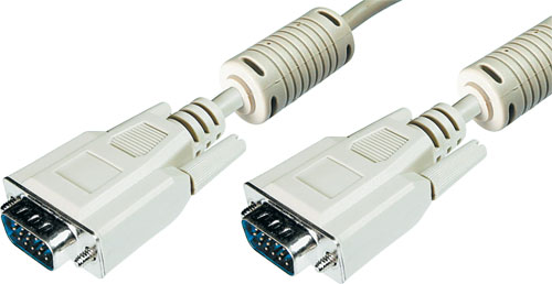 XGA monitor cables with ferrite filter, C-15WWF/1.8, C-15WWF/3, C-15WWF ...