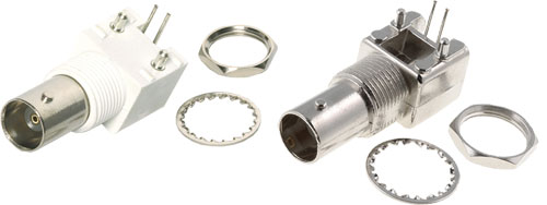 Professional BNC sockets, PCB mounting, for industrial class, BNC-123 ...