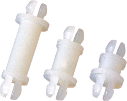 Miniature spacers with snap latch and push-in fastening, RI-MSPS-3-01 ...