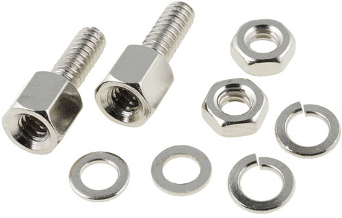Set of screws for D-Sub connectors, CTB, 2-1437012-4, 2-1437012-8 ...