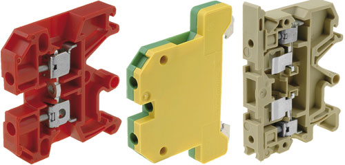 Conector: de carril; terminal parafusado; WEIDMÜLLER, AKZ2.5, AKZ4 ...
